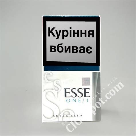 Buy Esse One Cigarettes Online Esse Cigsspot