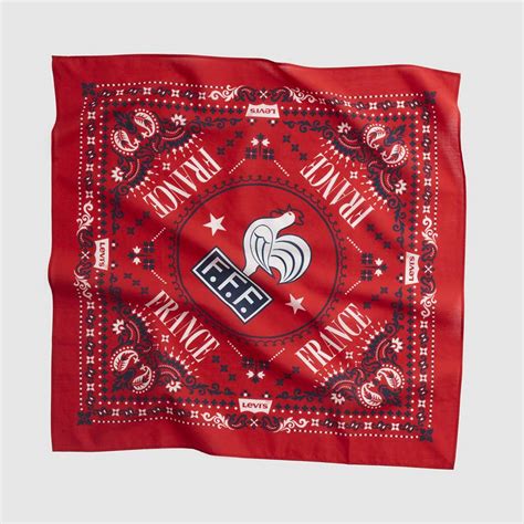 Levis® France Football Bandana Red Levis® Us