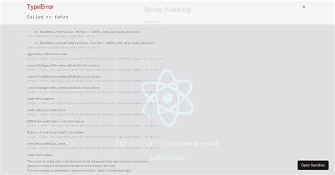 React Component Demo Codesandbox React Component Demo Codesandbox