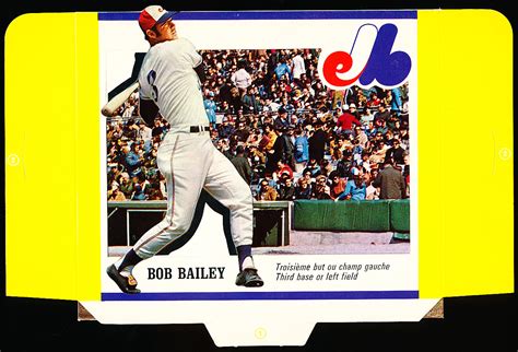 Lot Detail 1971 Creative Graphics Montreal Expos Mlb Pop Up” 3 Bob Bailey