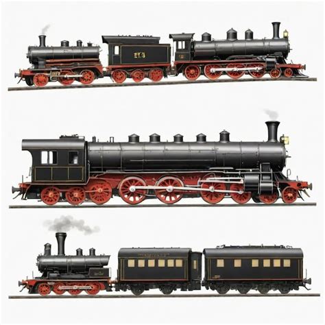 Un Tren Modelo Con El Número 10 En El Frente Vector Premium Generado