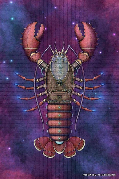 Rock Lobster Spelljammer Battle Map Launch Afternoon Maps