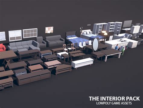 The Interior Pack 3d 인테리어 Unity Asset Store