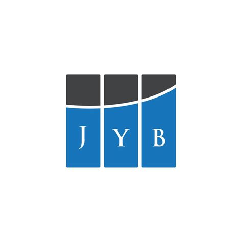 Jyb Letter Logo Design On White Background Jyb Creative Initials
