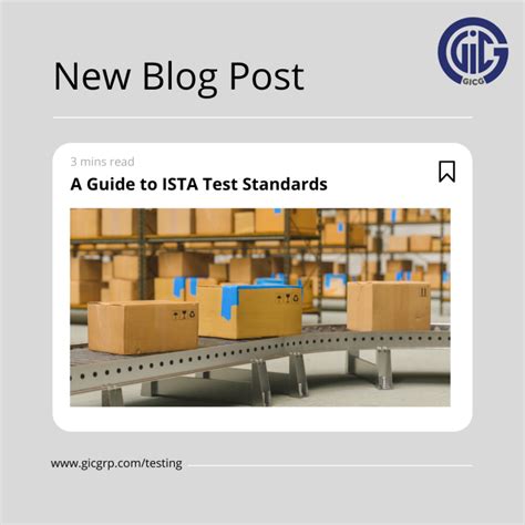 Transit Packaging Testing A Guide To Ista Test Standards Gicg