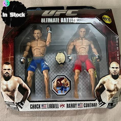 Randy Couture Vs Chuck Liddell Ufc 57 Jakks 7 Inch Action Figure Ultimate Battles