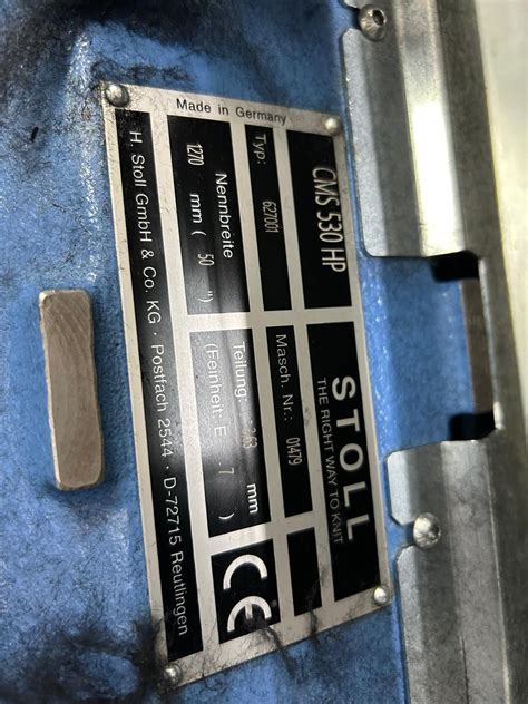 Stoll Cms 530 Hp Flat Knitting Machine Used Machines Exapro