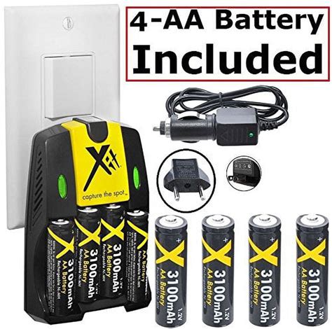 Ac Dc Dual Volt Turbo Charger With Ultra Super 4aa Battery For Sony Dsc