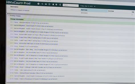 John Chiv Jesse Widmark Charged With 5 Counts And Several Special