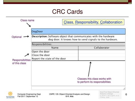 Cmpe 135 Object Oriented Analysis And Design September 12 Class