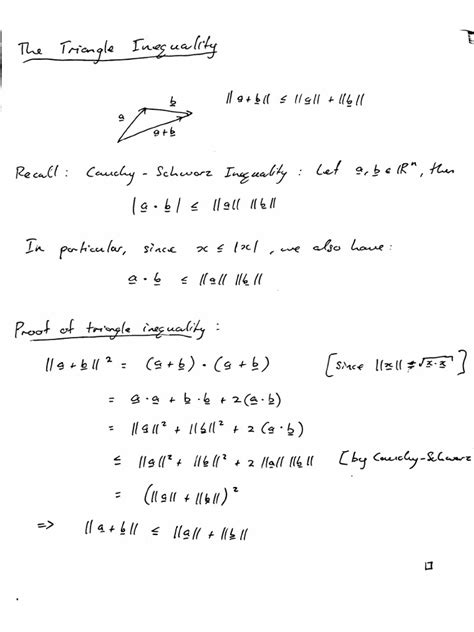 Triangle Inequality Pdf