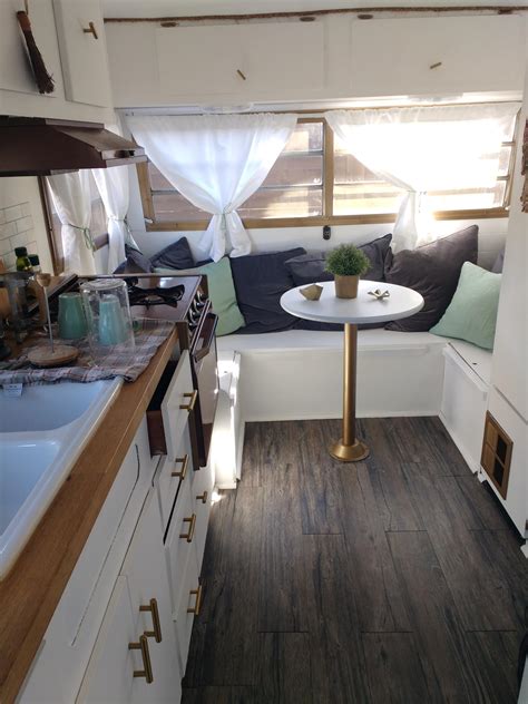 Cute Trailer With A Perfect Spot For Morning Coffee Cozyplaces