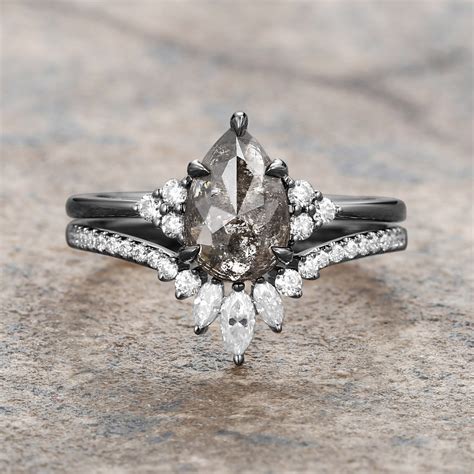 Shop Salt And Pepper Diamond Engagement Rings Felicegals