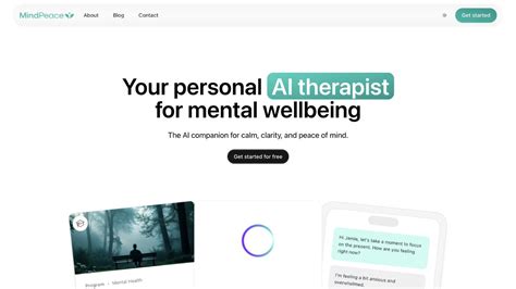 Mindpeace Ai Therapist Pricing Reviews Alternatives