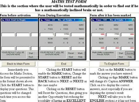 The Mathematical Test Form Download Scientific Diagram