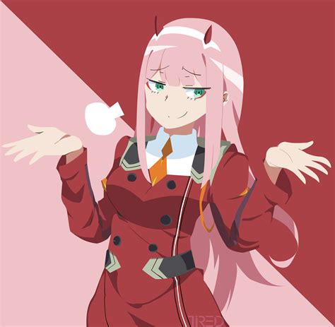Zero 2 Best Waifu Darling In The Franxx Metal Music Artwork
