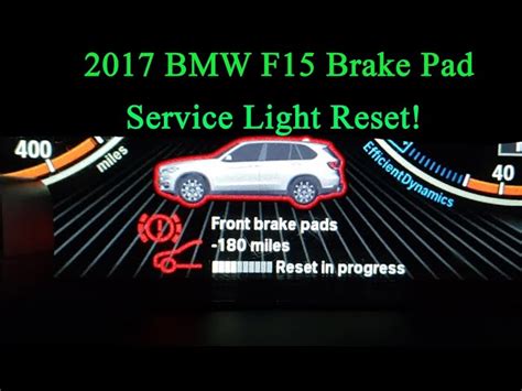 How To Reset Bmw 1 Series Brake Service Light