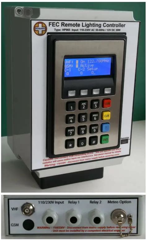 Fec Heliports Hp0832 Remote Lighting Controller Instructions
