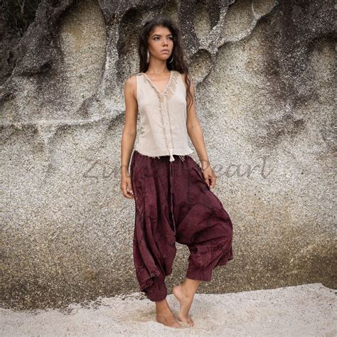 Patchwork Cotton Harem Pants Boho Festival Yoga Trousers Paloma Etsy