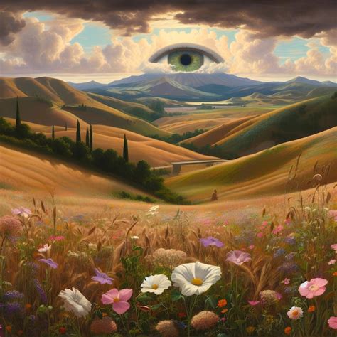 Premium Ai Image Sky Eye View