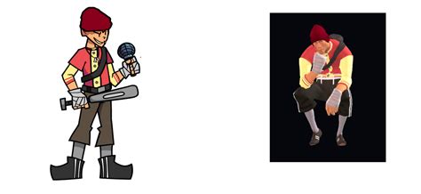 Me As Scout Fnf Personal Loadout Edition By Blusteraster12 On