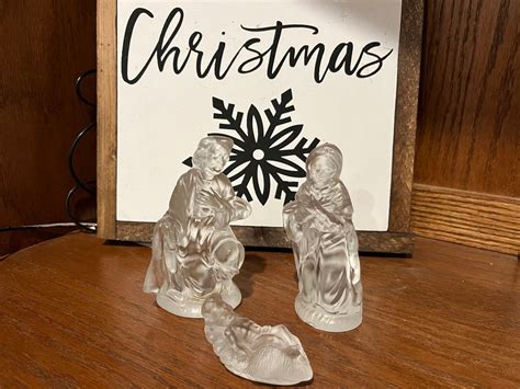 3 Piece Nativity Etsy
