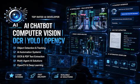 Develop Ai Chatbot Computer Vision Ocr Yolo Opencv Automation System By