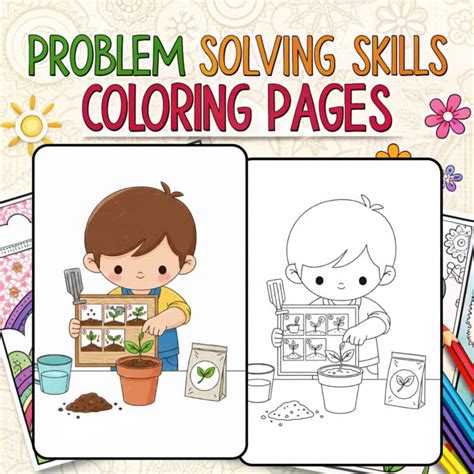 Problem Solving Skills Coloring Pages Critical Thinking And Cooperation