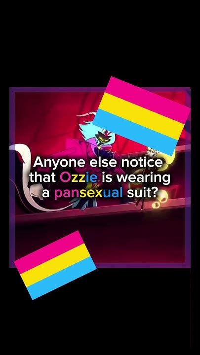 Ozzie Wearing A Pan Suit Ozzie Asmodeus Helluvaboss Hb Pansexual