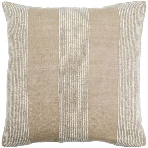 Birch Lane™ Liliana Striped Linen Blend Throw Pillow Wayfair Beige