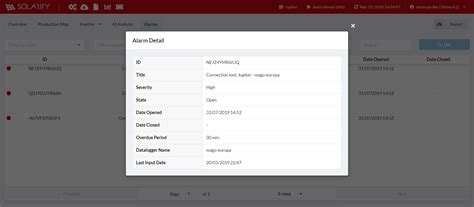 Alarms Documentation Solarify Alarms Documentation Solarify