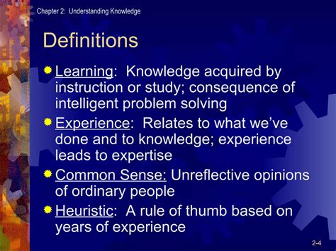 Understanding Knowledge Ppt
