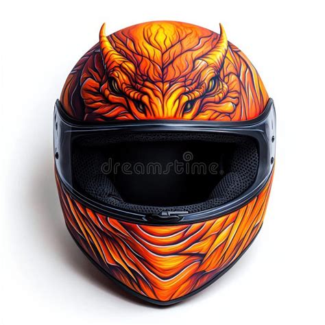 Dragon Motorcycle Helmet Stock Illustration Illustration Of Automotive