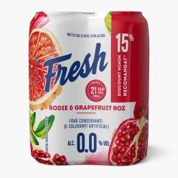 Bere blondă fără alcool cu cireșe și lămâie 4x0 5l Prospețime și varietate Freshful ro