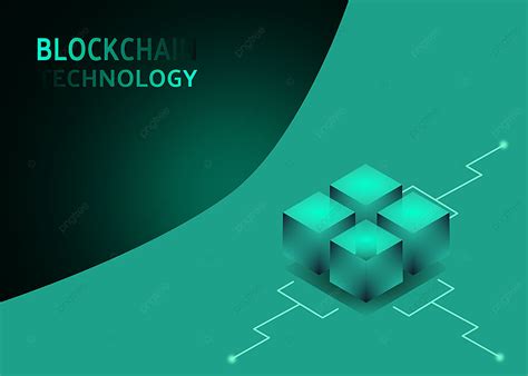 Blockchain Technology With 3d Rendering Concept Background Blockchain Technology Background