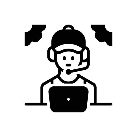 Solid Icon Assistance 67678402 Vector Art At Vecteezy