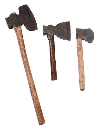 Group Of Three Axes Sold At Auction On 5th December Brunk Auctions