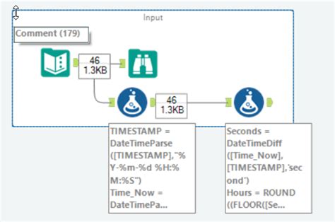 alteryx datetime parse and splitting into days hours minutes the
