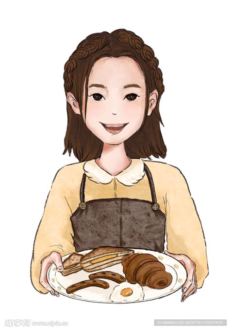 手绘女孩设计图动漫人物动漫动画设计图库昵图网