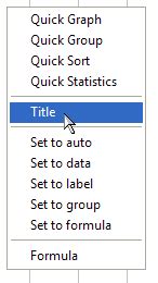 Column Titles