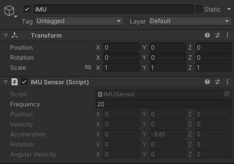 IMU Acceleration Is Affected By Scale Issue Field Robotics Japan UnitySensors GitHub