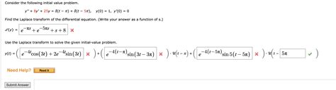 solved consider the following initial value problem