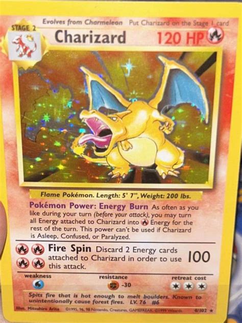 Base Set Zard R Ismypokemoncardfake
