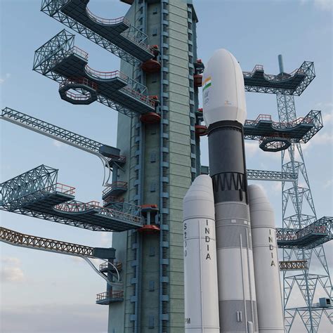 Gslv Rocket 3d Model By Shontoloyo