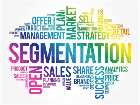 Market Segmentation Mind Map Stock Illustration Illustration Of