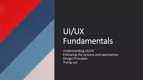 UI/UX Fundamentals | PPTX