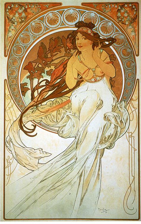 Flower 1897 By Alphonse Mucha Artchive
