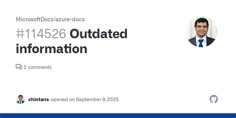outdated information · issue 114526 · microsoftdocs azure docs · github
