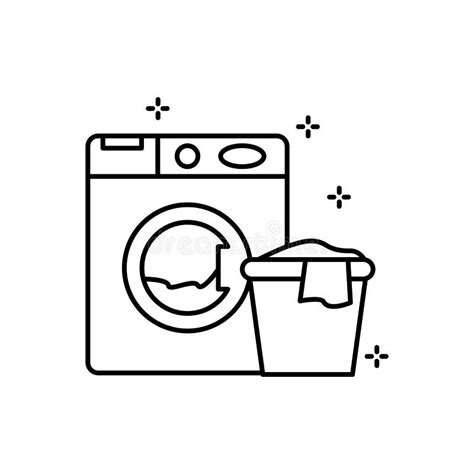 Washing Machine Icon Simple Line Outline Vector Elements Of Housework For Ui And Ux Website