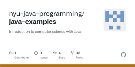 github nyu java programming java examples introduction to computer